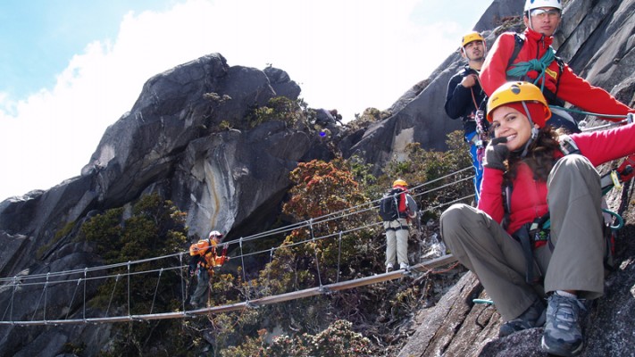 What it's actually like to climb the via ferrata on Mt Kinabalu | The ...