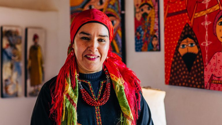 Hafida Zizi's quest to capture the lives of Amazigh women on canvas