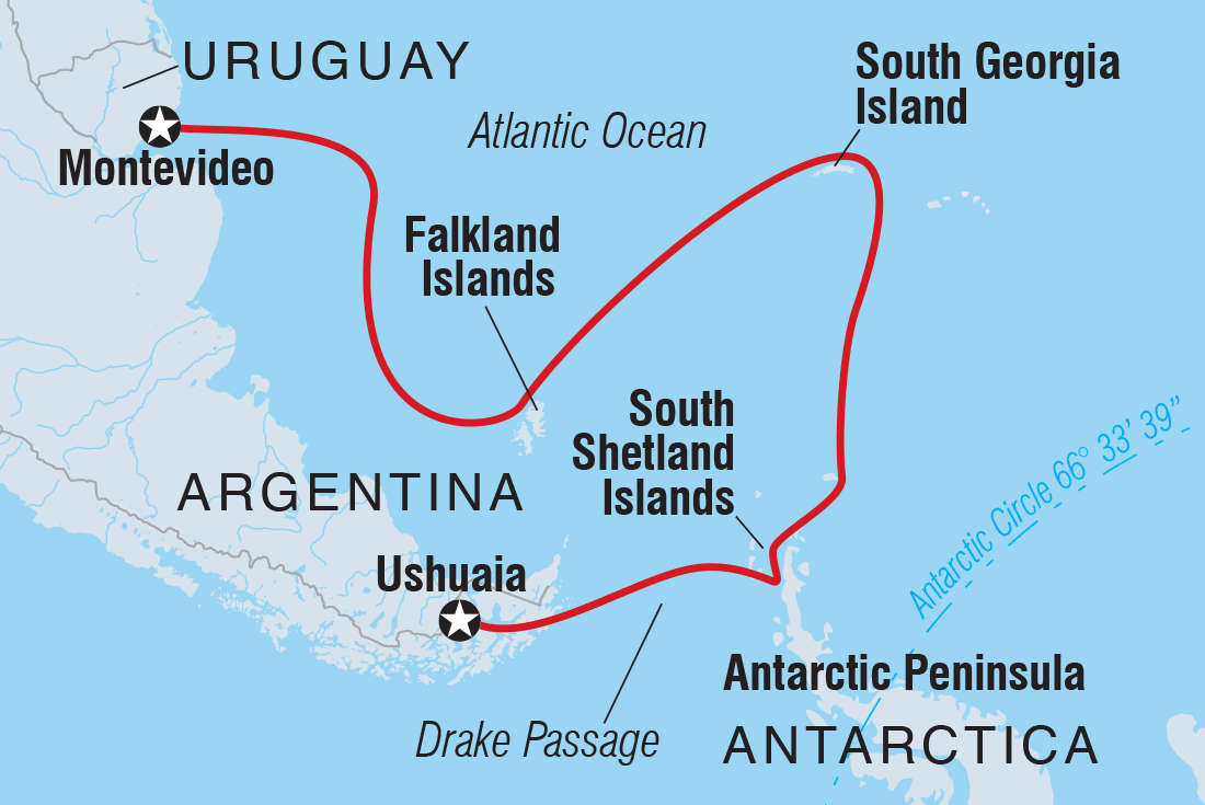 Shackleton's Falklands, South Georgia and Antarctica Expedition (Ocean ...